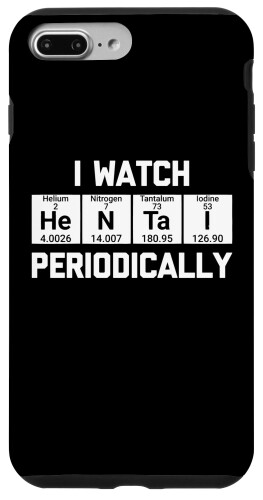 iPhone 7 Plus/8 Plus 私は定期的に変態を見ます-面白いことわざ皮肉なアニメ スマホケース I Watch Hentai Periodically - 面白いことわざ 皮肉 アニメ ギフト 変態 ギフト ノベルティ ユーモ...