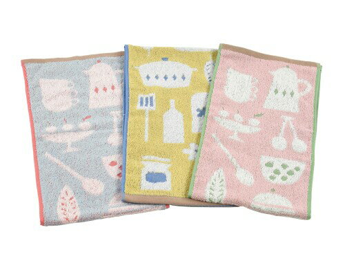 Kosugizen スリムフェイスタオル スリムなおてふきタオル キッチン 3色各1枚入 20×80cm タオルハンガーにちょうど良い 便利なサイズ 3枚セット ZGTF-1802-3 【スリムフェイスタオル3枚セット】商品タイプ:中厚手 ...