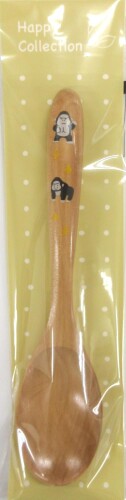 アオバ animals カレースプーン 動物ランド ゴリラ 木製だから口当たりの良い使い心地! サイズ:約17cm 素材:天然木 生産国:日本 木製だから口当たりの良い使い心地! サイズ:約17cm 素材:天然木 生産国:日本 商品コード1...