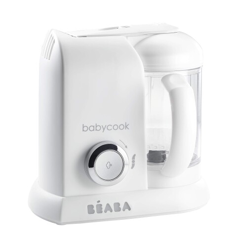 B?aba(ベアバ) ベアバのベビークックSOLO ホワイト FDEA912965 [商品サイズ] W24.5×D17.5×H23.5 蒸せるミキサー 栄養満点でおいしいものを食べてもらいたい ■ ■ ■そんな時は"蒸し調理"がオススメ! ...