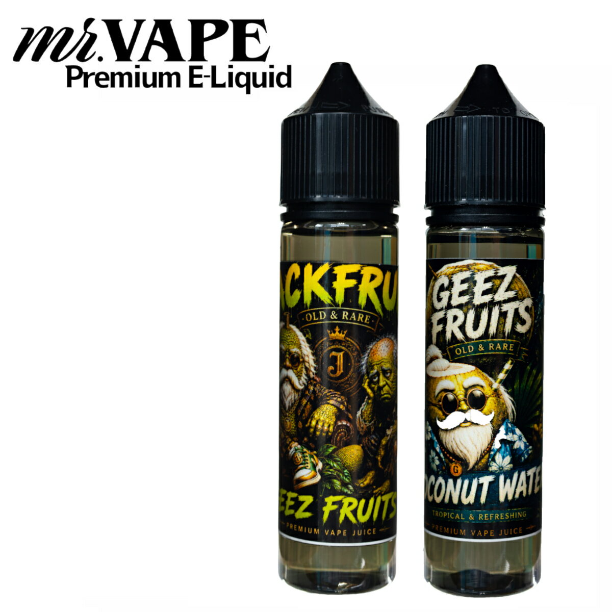 【送料無料】GEEZ FRUIT vape リキッド 60ml 送料無料 ベイプ 禁煙 節煙 電子タバコ 清涼剤 フルーツ 刺激 強め 冷たい ジャックフルーツ フルーツ ココナッツ 他にない一品！ 2