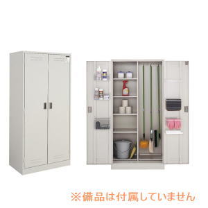 メーカー コクヨ(KOKUYO) 型　番 掃除道具入れ CLK-65F1 サ イ ズ 外寸法：W880×D515×H1790ミリ 内寸法(右)：W392×D335×H1645ミリ 内寸法(左)：W392×D365×H1645ミリ その他 ●...