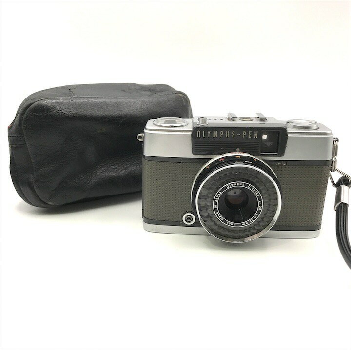 ご覧頂きありがとうございます☆彡【ブランド】オリンパスペン【カラー】シルバー【素材】-【サイズ】W約10.6×H約6.5×D約5(レンズ含む)(若干の誤差はご了承下さい。）【付属品】ストラップ、ケース【状態ランク】ABレトロな雰囲気でおしゃ...
