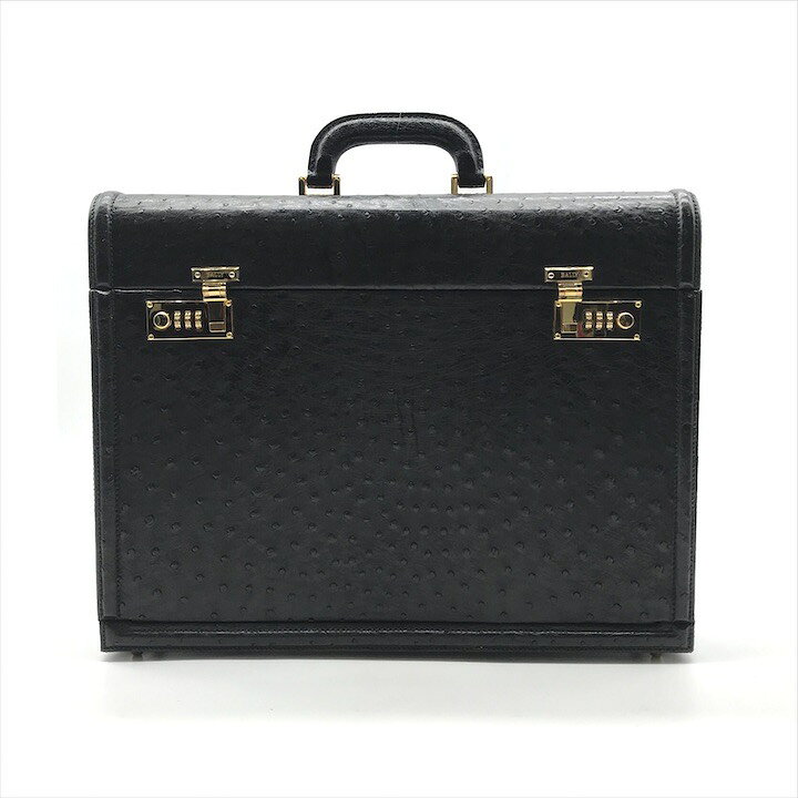 ご覧頂きありがとうございます☆彡【ブランド】BALLY 【カラー】ブラック【素材】オーストリッチ【サイズ】W約42×H約32×D約9(若干の誤差はご了承下さい。）【付属品】【状態ランク】NS大人のための、正統派ビジネスバッグ♪バリーのアタッ...