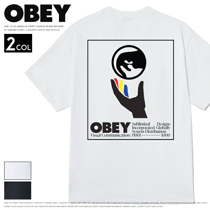 OBEY/オベイ/tシャツ/半袖/スケート/ストリート/ ※メーカー希望小売価格はメーカー商品タグに基づいて掲載しています。 インポートセレクトショップ/アメカジ/ストリート/海外ブランド/通販【エムズジーンズ/m's jeans】 トップ...