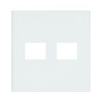 簡易耐火用のコンセントプレートです。仕様：スクエア 2コ用（1コ＋1コ用）使用場所：屋内使用周囲温度範囲：-10℃〜＋40℃耐熱性：70℃1時間色：ホワイト入数：1