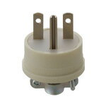 品番： WF7011W品名： 接地15Aキャップ(コードグリップ付)(ミルキーホワイト)