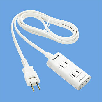 品番： WHA2423WP品名： ザ・タップQ(3コ口)(スナップキャップ・2mコード付)(ホワイト)