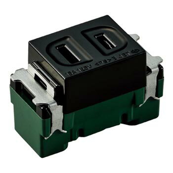 品番： WN1051B品名： 埋込扉付コンセント(ブラック)