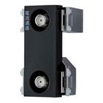 品番：WCS3824MB品名：埋込高シールドテレビターミナル2端子(電流通過形)(10〜3224MHz)(マットブラック)