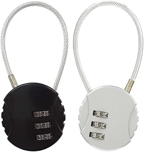 【セット内容】南京錠 2個セット。 【サイズ】南京錠 縦3.9cm、横3.7cm。 【材質】高品質の亜鉛合金製で、耐久性があり、錆びにくい。 【使用方法】工場出荷時の初期パスワードは0-0-0です。 底面の小さな丸い頭を長押ししてパスワード...