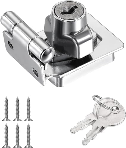 【高品質な素材】 亜鉛合金製で、壊れにくく耐食性があります。錆びることなく、耐久性のある建築飾りとして長寿命を実現しています。あなたの住宅をより安心できる環境にするための完全な保護を提供します。【セット内容】 錠体、メインカギ、サブキー、ネ...