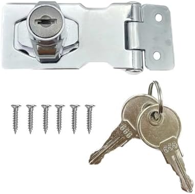 引き戸後付け鍵で、部屋の安全性を高めます。穴あけ不要の簡単なインストールで、DIYが可能です。鍵付きキャビネットや引き出しロックに最適です。亜鉛合金と冷間圧延鋼製で、長期間の使用に耐えます。ユニークなピンデザインで、色あせしにくく、丈夫です...
