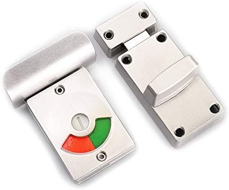 高品質なトイレロックは、亜鉛合金で作られており、電気メッキ処理により鮮明な光沢を持っています。 お洒落で上品なデザインで、滑らかさと耐久性に優れ、錆びにくい特徴があります。 内側から施錠でき、外側にはロックの状態がわかる表示窓があります。 ...