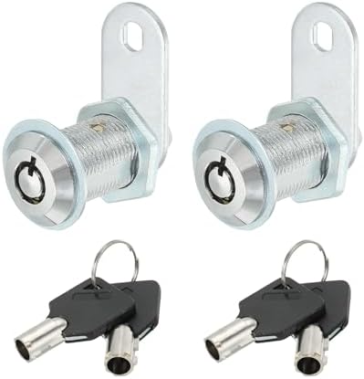 デッドボルトサイズ: 42x19mm / 1.65x0.75"(L*W) チューブ ラーカムロック本体長さ: 30mm / 1.2" 最大パネル厚さ: 22mm / 0.9" 取付穴直径: 17.5mm / 0.69" キーが同じ: 1本の...