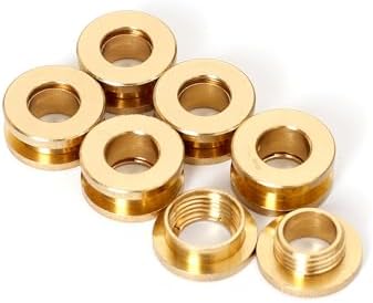 【サイズ】外寸：16x7.5mm、内寸：7.5mm【パッケージ内容】両面ハトメ：6個、チックケース：1個【用途】スタッズなどの飾りボタンやリベットとして使用できます。ベルト、ハンドバッグ、財布、靴、洋服、レザーブレスレットなど、あらゆるレザ...