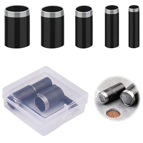 【商品仕様】 ベルトあなあけパンチ：合計5種類、穴タイプ: 丸円型、ポンチ／穴径：5mm/7mm/10mm/13mm/15mm。手作業による計測のため、1〜2mmの誤差が生じる場合があります。 【耐久性のある素材】 レザーパンチは合金鋼でで...