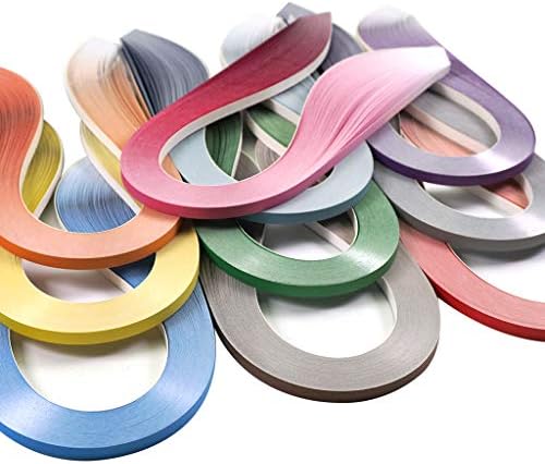 この商品は、紙の上面と下面に色を印刷したもので、紙の縁には色がついていません。ルーズロールを作成したり、美しい花を編むのに適していますが、タイトロールには向いていません。色の種類は10色で、合計1000枚、10パック、各パックに100枚が含...