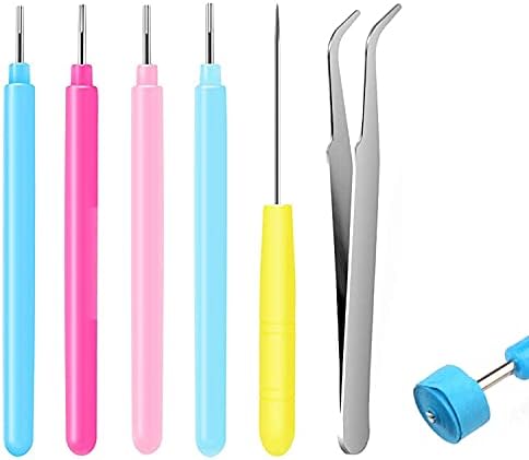 【高品質の素材】 耐久性に優れた弾力性のあるステンレス鋼を使用しており、ペン先は変形しにくい設計です。 柔らかく快適なハンドルは、手にフィットし、長時間の使用でも快適です。 【使いやすい】 このクイリングスロットセットを使用すれば、クイリン...