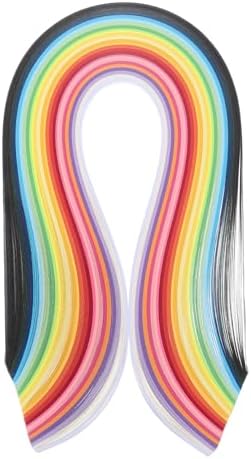 クイリングストリップは明るく美しい色合いで、手工芸品作りに最適です。さまざまな模様や形に加工でき、手作りのDIY作品に活用できます。家や結婚式、パーティー、フェスティバルの装飾にぴったりです。サイズは幅5 mm、長さ39 cmです。柔らかく...