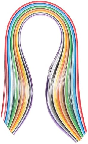 キルティングストリップは色が鮮やかで美しく、手工芸品を作るのに適しています。さまざまなパターンや形に作ることができ、DIY作品を手作りしたり、家や結婚式、パーティー、お祭りの装飾に使用できます。サイズは幅5mm、長さ54cmです。柔らかく、...