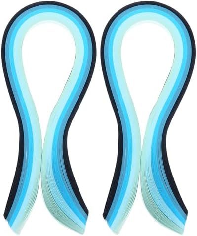 クイリングストリップは色鮮やかで美しく、手芸作りに最適です。さまざまなパターンや形状を作ることができ、DIY作品に手作りできます。家や結婚式、パーティー、祭りの装飾に使用できます。仕様: カラー: グラデーションブルー サイズ: 390 x...