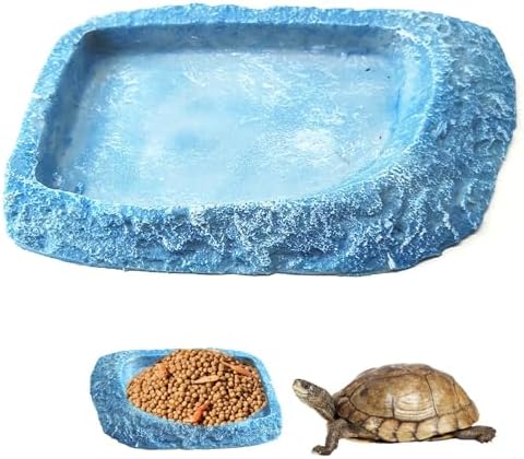 【材質】爬虫類水入れは高品質の材料で作られ、表面は滑らかで平らです。壊れにくく、倒れにくく、耐久性があります。【包装】爬虫類の餌入れが届きます。サイズは約18×10×2cmです。表面は滑らかで無孔、食べ物や汚れを隠すことがなく、掃除が簡単で...