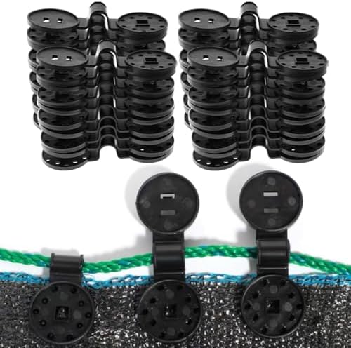 1. プラスチック製で軽量＆耐久性抜群 高品質プラスチック素材で作られた園芸用クリップです。 軽くて丈夫なため、屋外の風雨や紫外線にも強く、繰り返し使用可能です。 2. ワンタッチで取り外し可能！簡単取り付け 工具不要で、ワンタッチ式により...