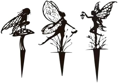 3枚セットで広がる妖精の庭 繊細なシルエットデザインの金属プレート3枚セット。 庭やベランダに差し込むだけで、どこでも「妖精の庭」のようなファンタジーな世界を演出します。 花壇のアクセントや家庭用フェンスオーナメントとしても最適です。 透か...