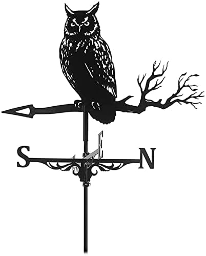 【高品質素材】風見鶏はステンレス製で、防錆コーティングが施されています。組み立てが簡単で、耐久性に優れています。庭で目を引く装飾的な彫刻であり、そのエレガントなデザインは自然の感覚を加えます。ニスが塗られており、使いやすいです。【装飾風見鶏...