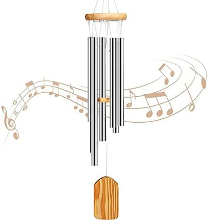 ウッドとアルミチューブを使用したウインドチャイムです。 全長は約60cm、パイプ径は約1.2cmです。 6本の酸化アルミニウム製の金属管で構成されており、耐久性のあるナイロン編組ロープを使用しています。風や水に強く、長期間使用できます。 カ...