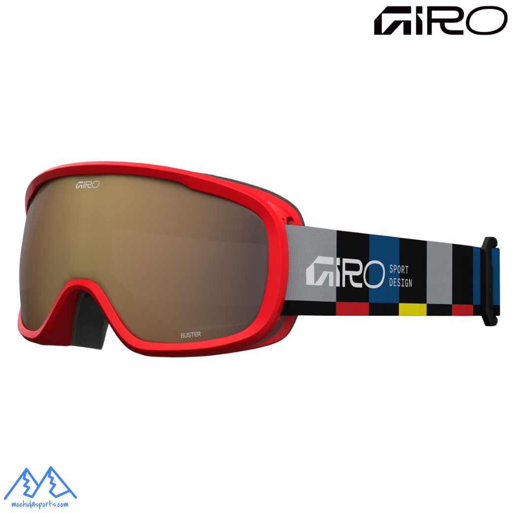 GIRO YOUTH BUSTER ジロ ジュニア スノーゴーグル バスター 滑ることがとにかく大好きな4〜10才くらいのキッズにピッタリのBUSTER。EXVテクノロジーにより広い視野を実現し、2層のマイクロフリースフェイスフォームが風と...