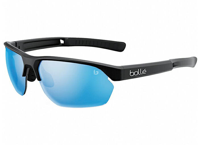 bolle (ボレー) サングラス VICTUS BS065009　ヴィクタス／ブラックマット／スカイブルーポラライズド F I T : MEDIUM ? 8 BASE 　66/44/148/130 軽量で柔軟性のある多目的なマルチスポーツ...