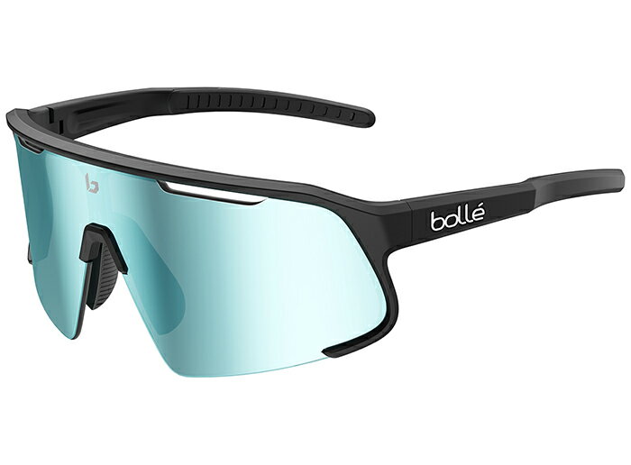 bolle (ボレー) サングラス SPEEDCHASER BS067005　スピードチェイサー ブラックマット TNSアイス トレンドとパフォーマンスをリードするモデル。 ハーフリムの通気シールドは汗を逃がし、エルゴ パッド テンプルと調...
