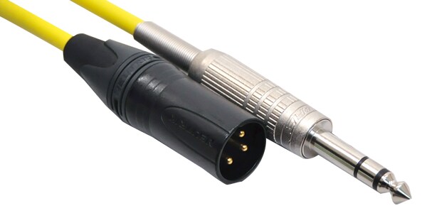 ■オーディオ用ケーブル■XLRオス-ステレオフォン■5m■カラー：BlackBrownRedOrangeYellowGreenBluePurpleGrayWhite※画像はイメージです【ご注意事項（3点）】1．個数明記のない商品は全て「1点...