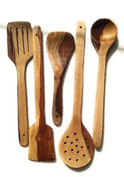 【中古】【輸入品・未使用】ITOS365 Handmade Wooden Spoons for Cooking and Serving Kitchen Tools%カンマ% Set of 5 by ITOS365【メーカー名】Ultimat...