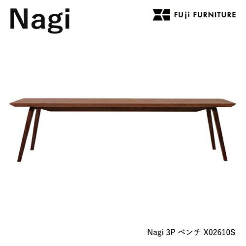 商品仕様 素材・カラー 冨士ファニチア Nagi3Pベンチ X02610S ウォールナット、ブラックチェリー、オーク材 サイズ W1600xD400xH415 重量 備考 関連 冨士ファニチア Nagi ベンチ【3Pベンチ/160幅】フジフ...