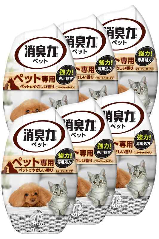 消臭力 ペット用 置き型 フルーティーガーデン 400mL×6個 お部屋の消臭力 ペット 部屋 部屋用 寝室 消臭剤 消臭 芳香剤ペット専用 ペットにやさしい香り消臭された空間に、香りがしっかり広がります。ナノパウダー配合すばやく強力に空間...
