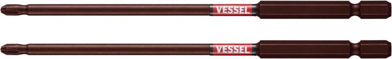 ベッセル(VEEL) 40V対応 サキスボ 段付ビット +2×φ4.5×150mm 2本組 162150刃先：+2全長：150mmシャンク径：6.35mm入数：2本材質：特殊鋼(ダイハード鋼)