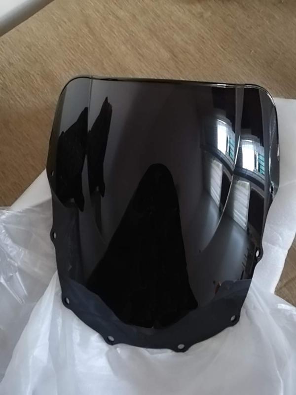 For ZZR400 ZZR600 ZZR 400 ZZR 600 1993-2007ブラックフロントガラス1999 2000 2001 2002 2003 2004 2005 2006 1996 95適合：for ZZR400 ZZR60...