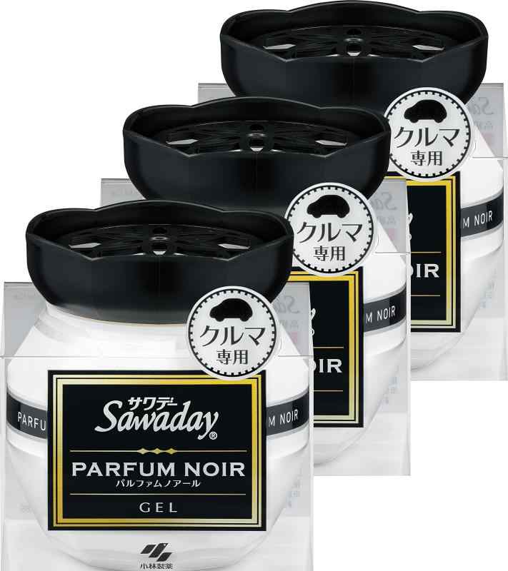 サワデー まとめ買い 車用 パルファム ノアール 消臭芳香剤 置き型ゲルタイプ 90g ×3個商品サイズ (幅×奥行×高さ) :65mm*195mm*73mm内容量:90g×3個