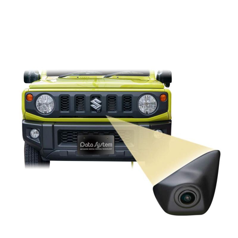 データシステム エンブレムフロントカメラキット ジムニー/ジムニーシエラ4W用 FCK-76JS3 Datasystemカメラをエンブレム内に内蔵。 目立たずスッキリ取り付け水平180°の広範囲を見渡せるワイド映像梱包サイズ:‎26 x 1...