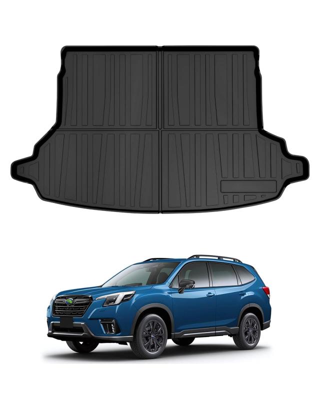 Mixsuper スバル フォレスター SK系 トランクマット 3Dラゲージトレイ 最新型 FORESTE SK9/SKE H30年7月~ TPE素材 防水 耐摩擦 耐汚れ カーゴマット 衝撃吸収 内装 荷物収納 内装パーツ 装着簡単 1P...