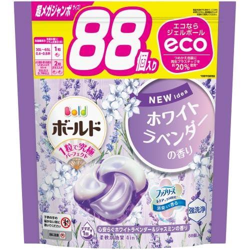 Procter &amp; Gamble P&amp;G ジェルボール 4in1 ラベンダー 詰替 超メガジャンボ 88個ー