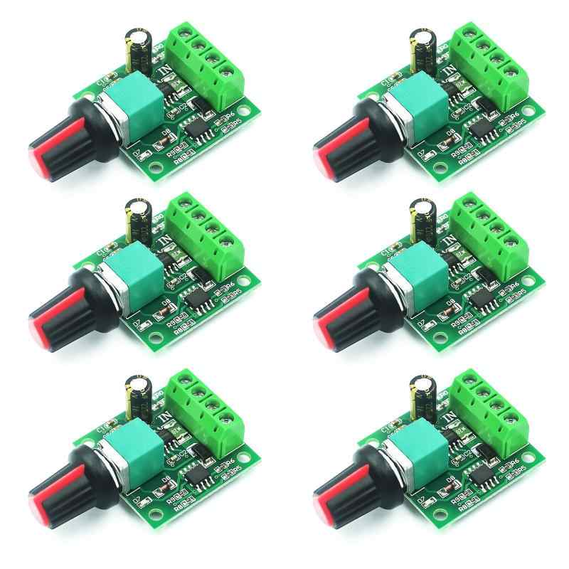 PWM コントローラ モーターコントローラー モータースピードコントローラー 6個 pwm DC1.8V/3V/5V/6V/12V 2A DCモータースピードコントローラー モーターの速度を調整する スピードスイッチ製品仕様PWM低圧直流モ...