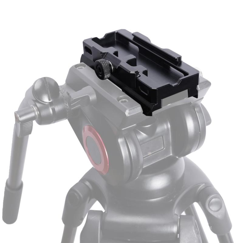クイックリリースプレート アルカ規格からマンフロット規格へ変換 2in1 プレート Dji RoninS/Zhi Weebill適用 三脚 ジンバル スタビライザーに対応 アルカスイス互換 着脱容易 DSLR ー563ceyrig ベースプ...