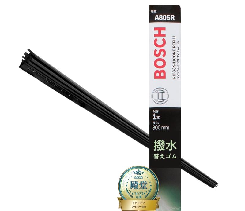 BH(ボッシュ) ワイパー撥水替えゴム1本入り(フリーカット) エアロツインJ-フィット(+) シリコンリフィール 800mm世界有数の自動車部品サプライヤー 信頼のボッシュ製[特徴]フラットワイパーブレードの元祖であるボッシュが開発した「...
