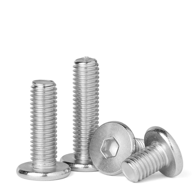 20本入 M3 超低頭 タッピング ねじ デジタルパック 平頭六角穴付ネジ 木材・薄鋼板用 薄頭皿頭ねじ (M3*16)薄い部材の留めつけでも、頭が飛び出さない。皿もみ(頭が飛び出ないように部材に皿穴を作ること)ができないところや、厚みが邪...