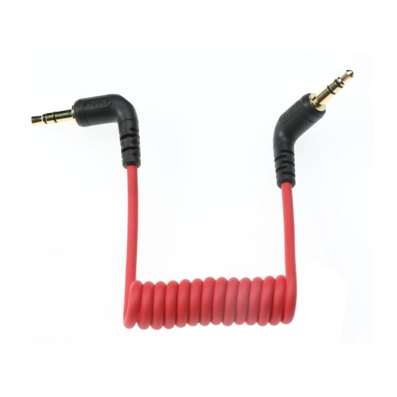 3.5mm TRS 対 TRS オーディオケーブル。Rode VideoMicro、Wireless GO Il、DJI、Boya、Movo、TAKSTAR SAIREN、Comica、 録音マイク用、また Canon および n のデジタ...