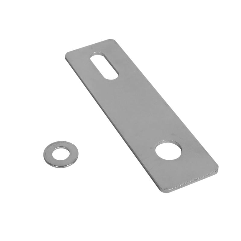 ナテック(Natec) サイドミラー・大型車平板基台 オールステンレス製 ST1 取付穴:Φ16.2(M/N型) トラック・建機等 アンテナ固定金具 取付ステー キャビン錆びにくく、頑丈なオールステンレス製　厚さ:3mm取付穴：Φ16.2　...